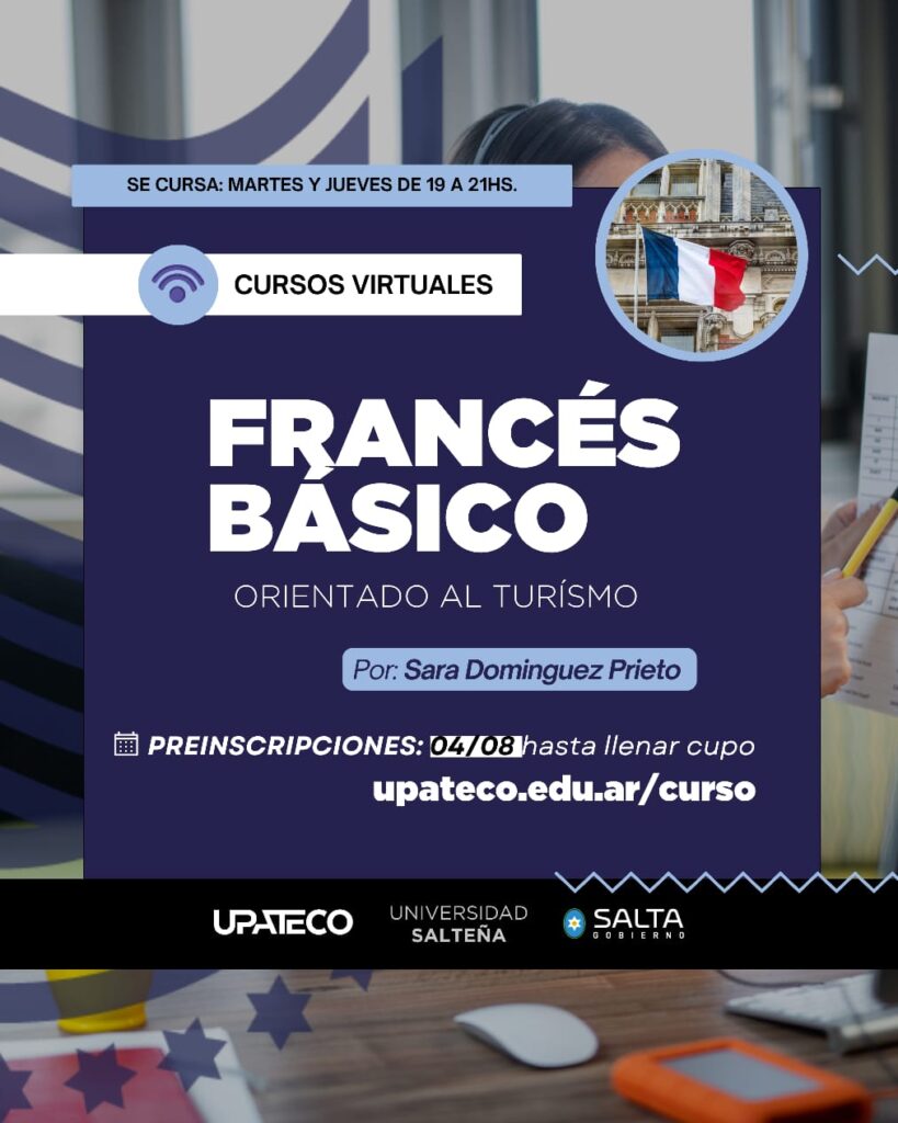 FRANCES BÁSICO ORIENTADO AL TURISMO – UPATECO – Universidad Salteña